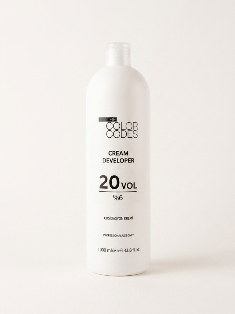 The Color Codes Cream Developer %6 20 Volume Oksidan – Platin Professional